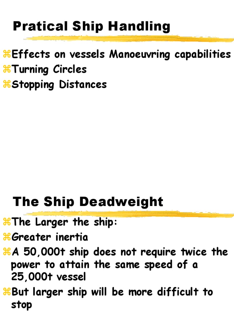 Ship Handling | PDF | Propeller | Rudder