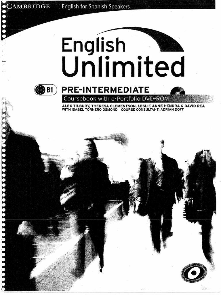 English Unlimited Pre-Intermediate | PDF