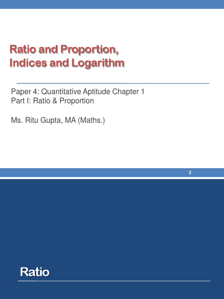 Understanding Ratios and Proportions | PDF | Teaching Methods & Materials