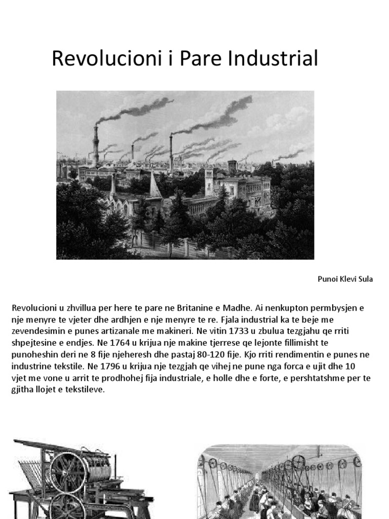 Revolucioni I Pare Industrial | PDF