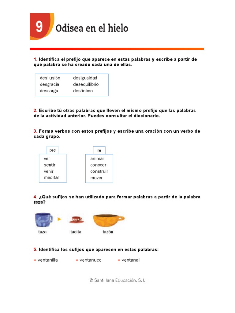 Vocabulario Prefijos y Sufijos | PDF