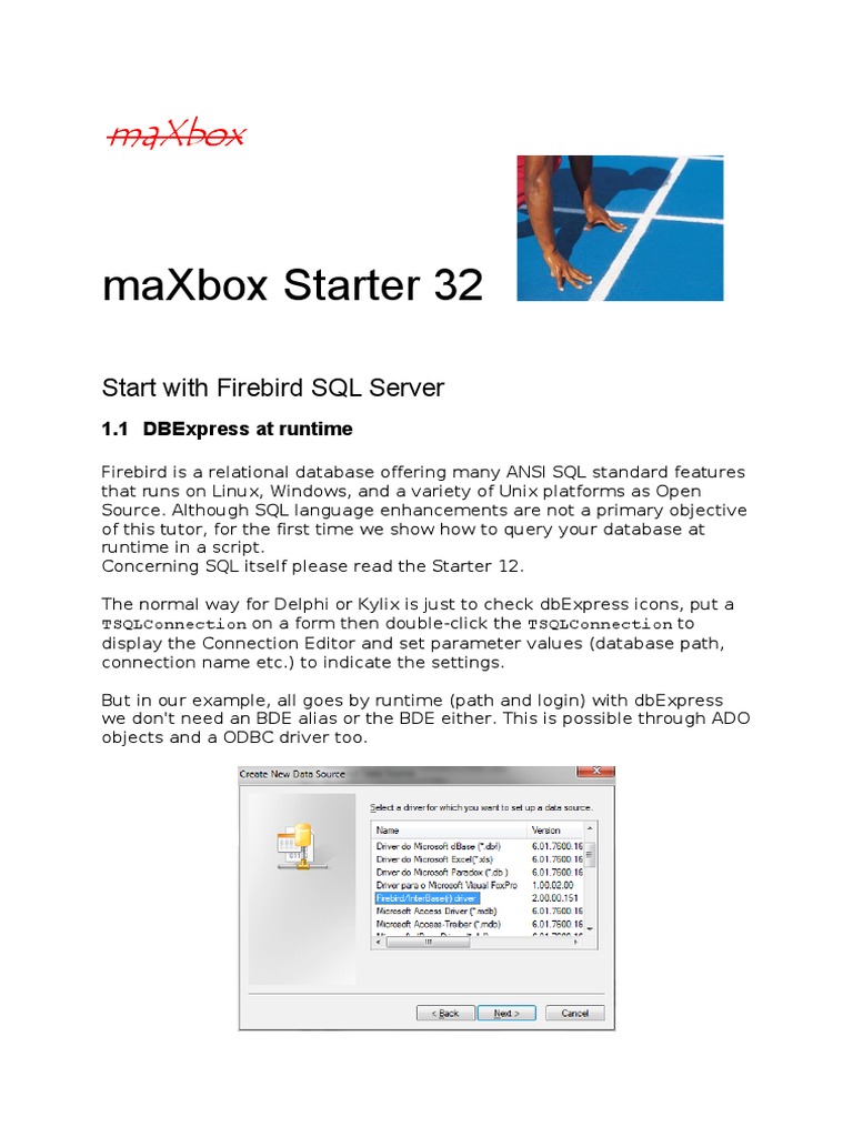 Maxbox Starter32 SQL Server Firebird | PDF | Sql | Parameter (Computer Programming)