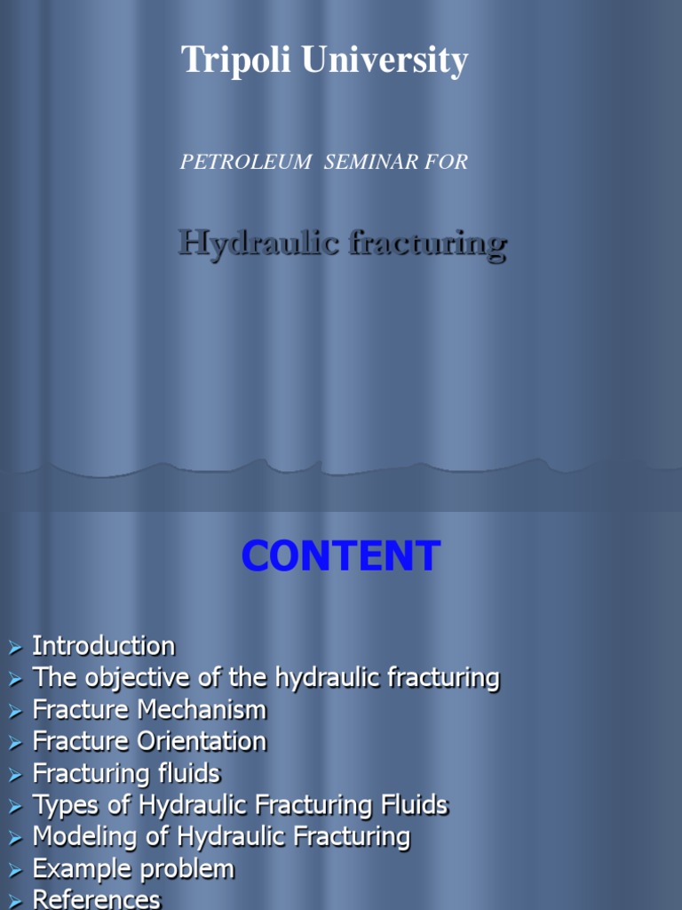 Hydraulic Fracturing Design Overview | PDF | Hydraulic Fracturing ...