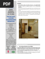 Waterproofing Standard AS3740 | PDF