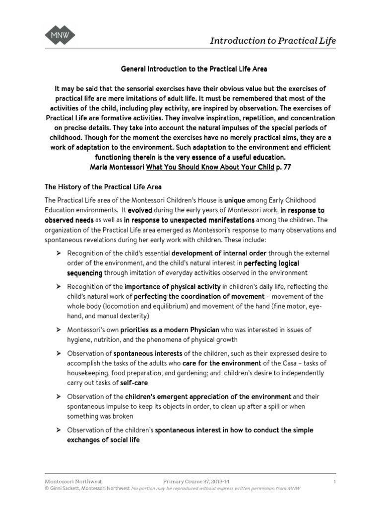 Introduction To Practical Life | PDF | Stairs | Motivation