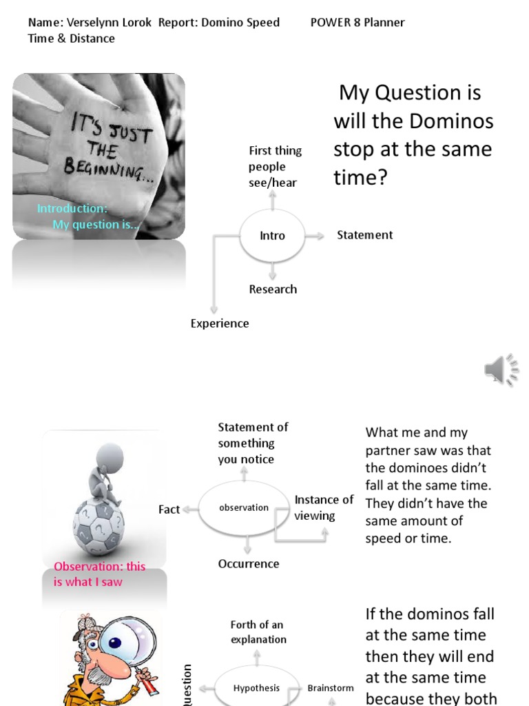 Domino Speed Experiment Results | PDF