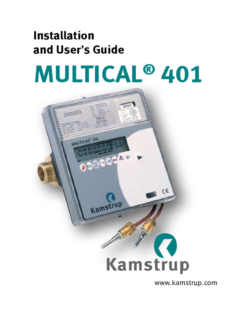 Multical 401: Installation and User's Guide | PDF | Battery ...