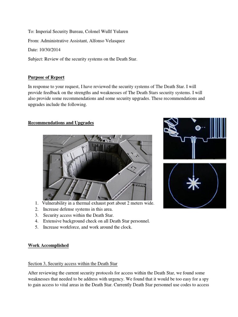 Death Star Security Review | PDF | Vulnerability (Computing) | Security