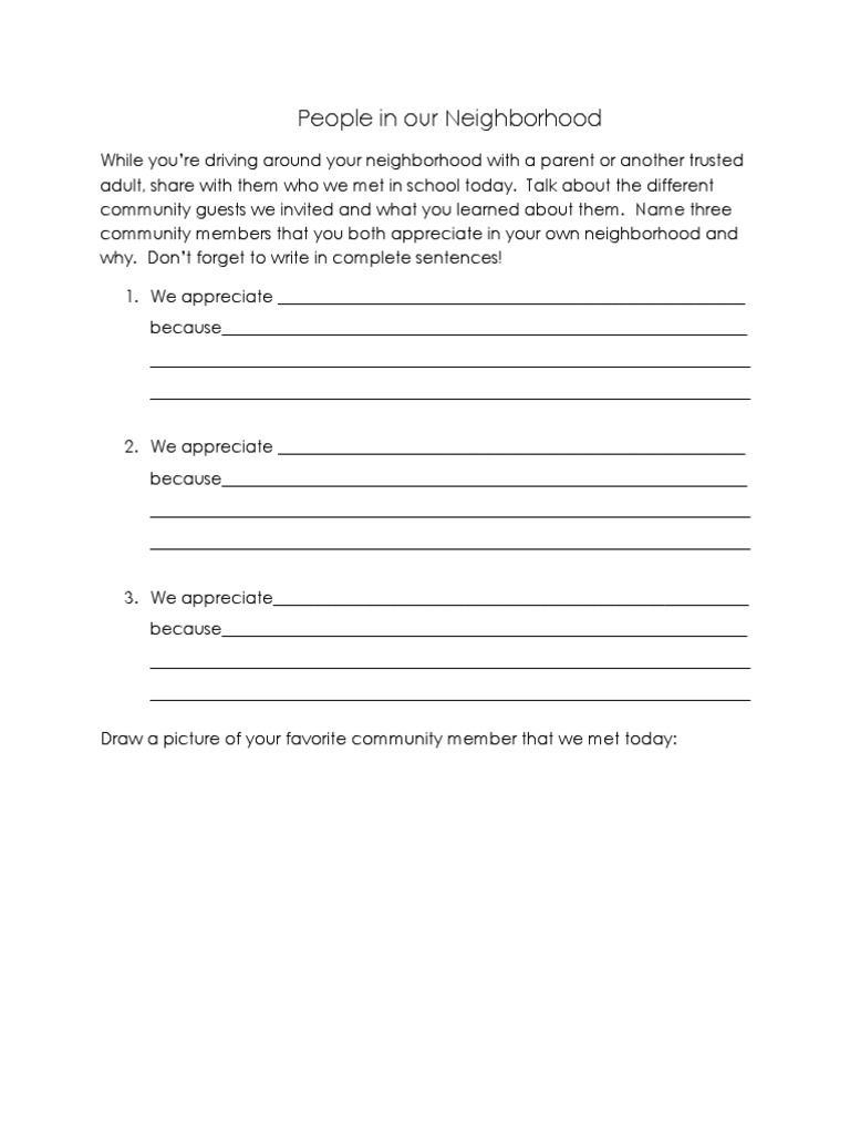 Family Activity 1 | PDF