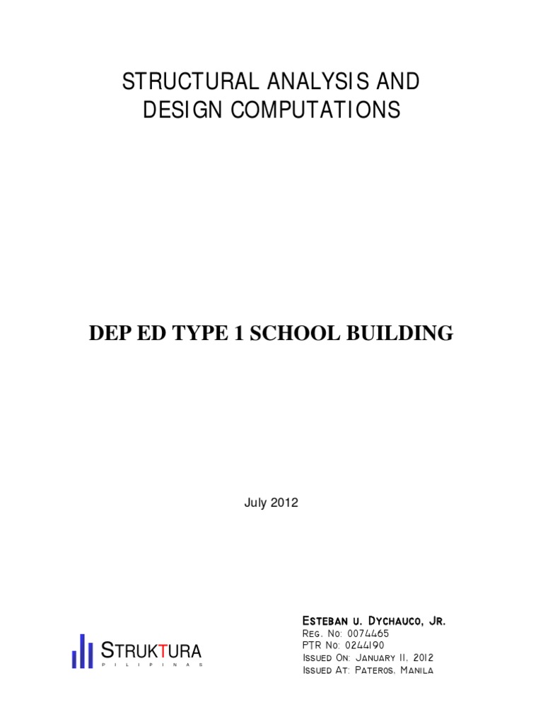 Structural Computations Type 1 | PDF | Technology & Engineering