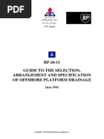 Open and Closed Drain Systems - Offshore: Scope | PDF | Storm Drain | Valve
