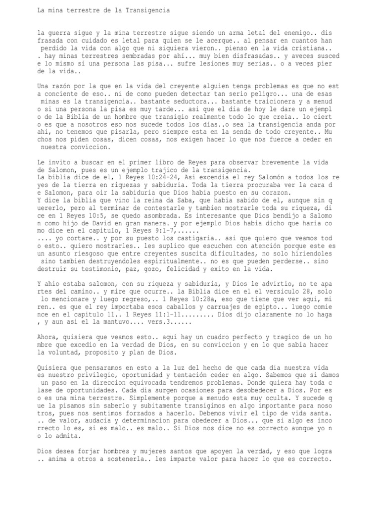 Transigencia DR Charles Stanley | PDF | Dios | Cristo (título)