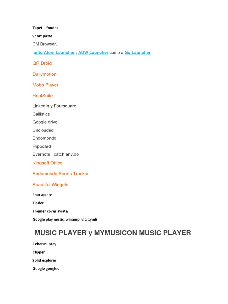 Droid Music Player Overview | PDF | Computing And Information ...
