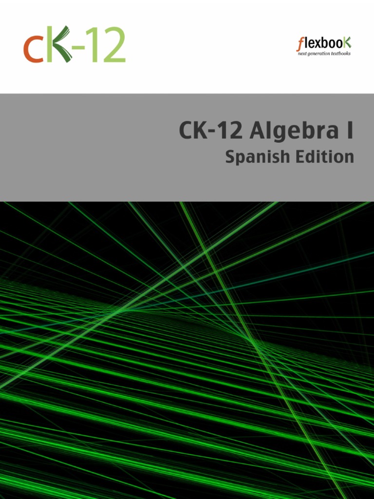 Algebra I 2014 Edicion en Espanol | PDF | Numbers | Multiplication
