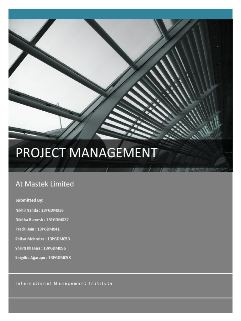 Project Management - Scope Statement | PDF | Project Management ...