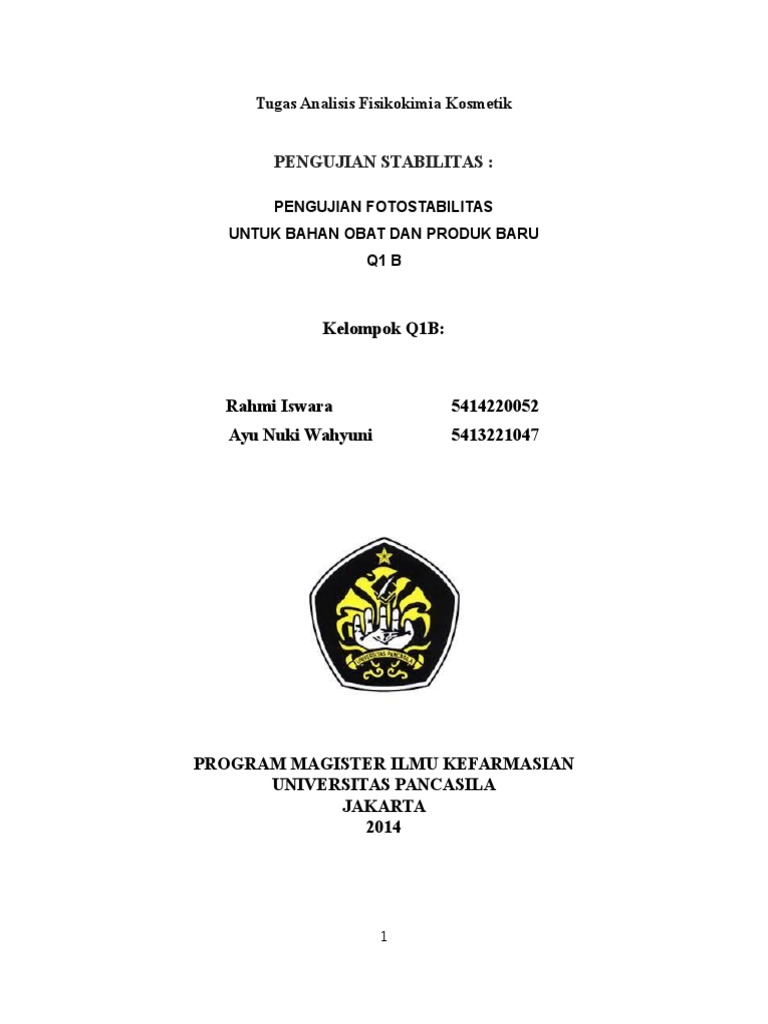 Complete ICH Q1B 1 | PDF | Pengembangan Diri | Sains & Matematika