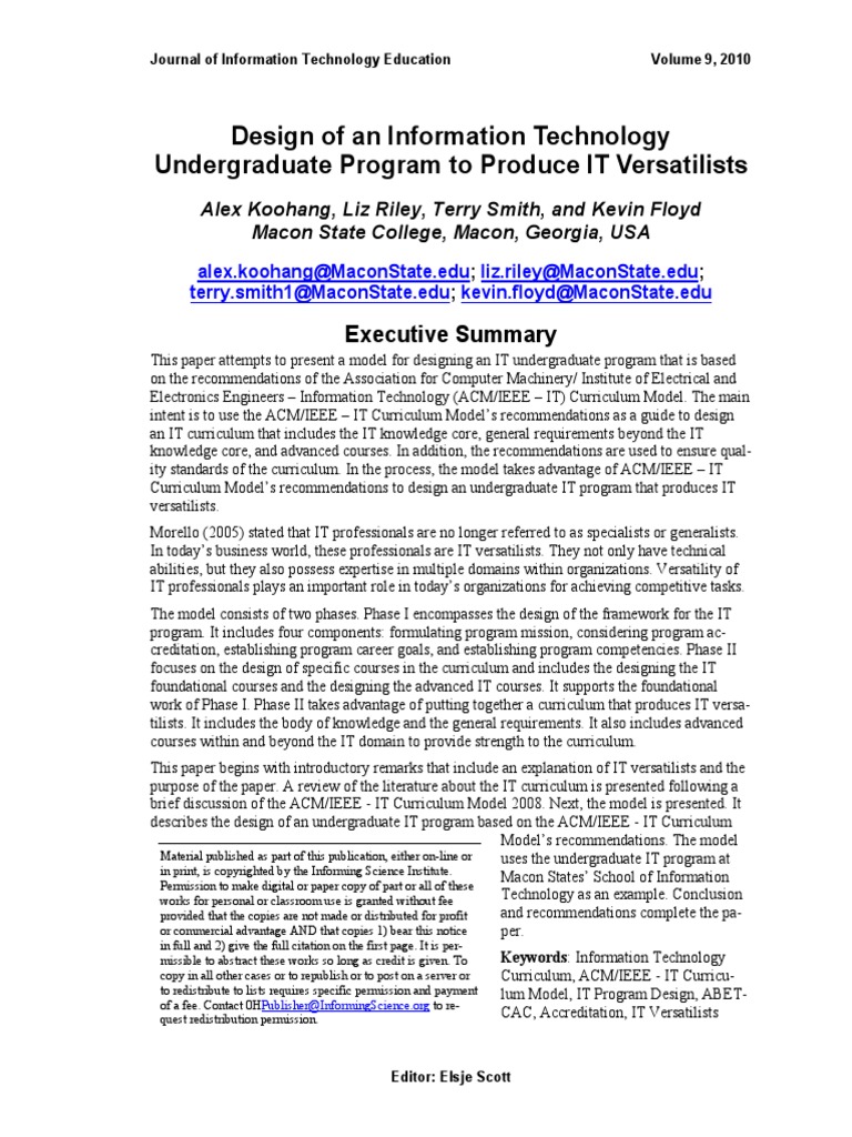 Desain Kurikulum | PDF | Computer Science | Curriculum