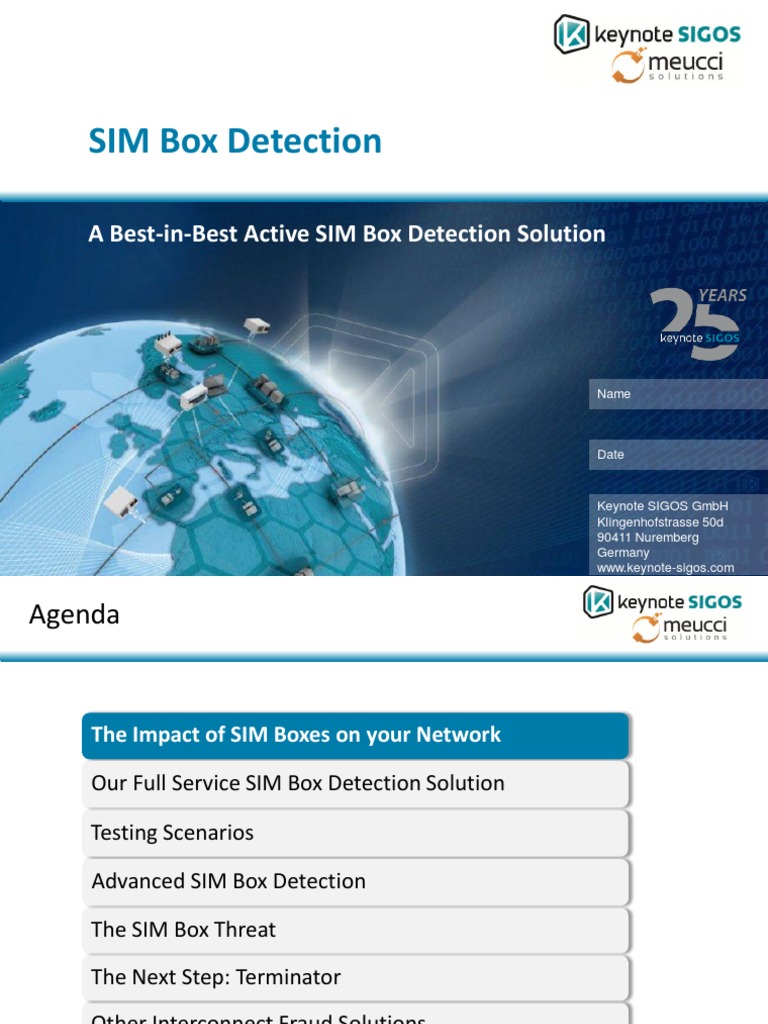 UC SIM Box Detection1 | Subscriber Identity Module | Voice Over Ip