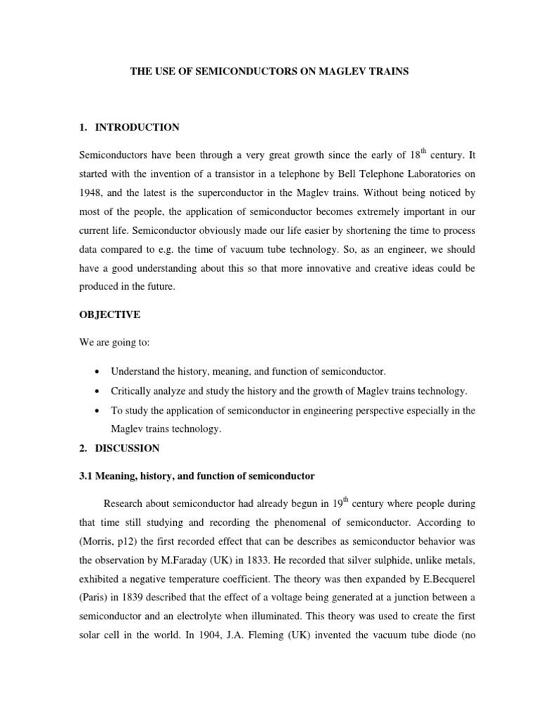 Bullet Train | PDF | Superconductivity | Semiconductors