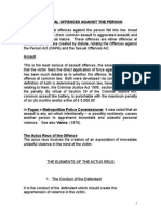 R. v Constanza Case Summary (1997) | PDF | Assault | Appeal