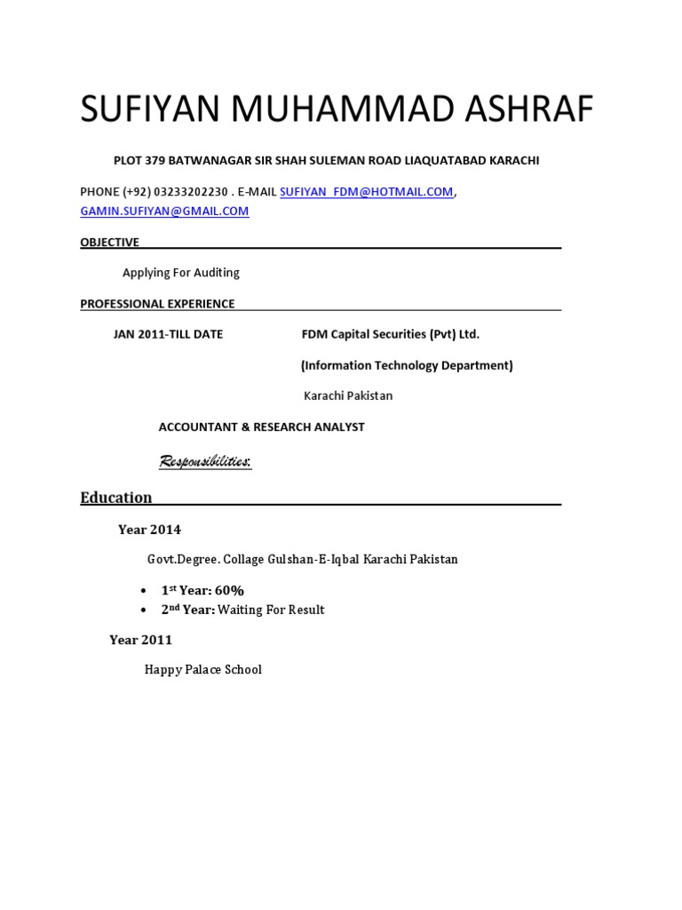 Sufiyan Muhammad Ashraf | PDF