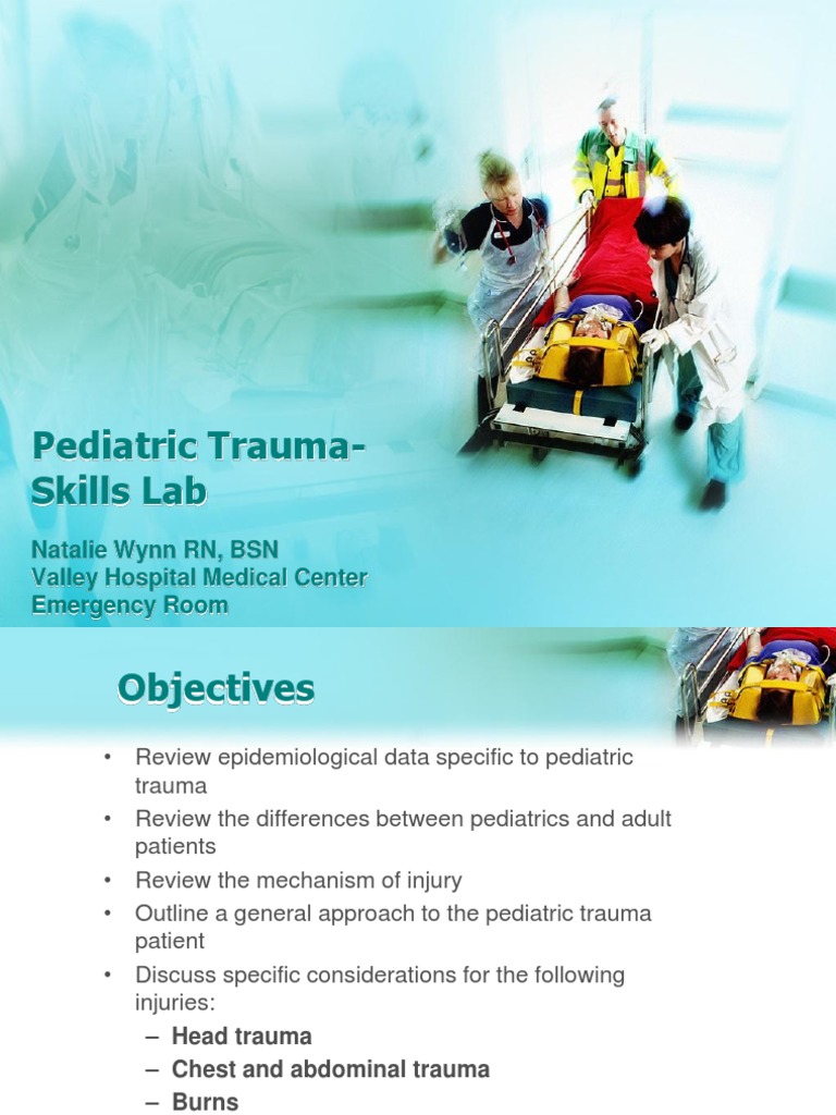 Pediatric Trauma Management Guidelines | PDF