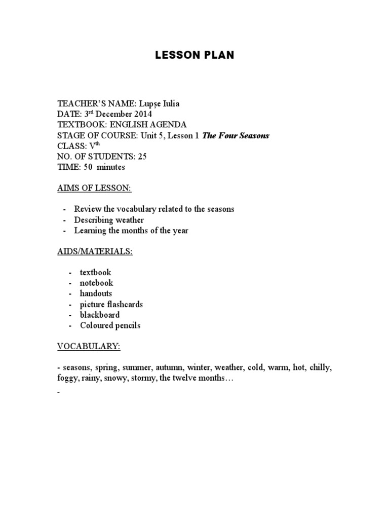 Lesson Plan | PDF | Lesson Plan | Teaching