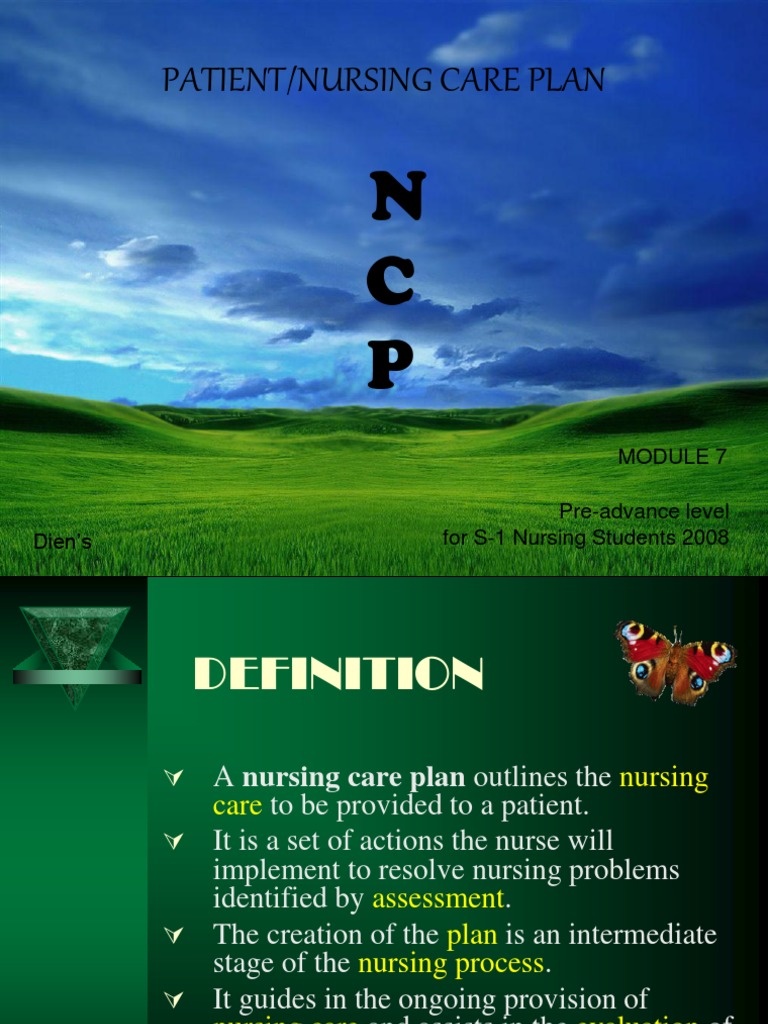 Slide 7 - Patient - Nursing Care Plan (NCP) | PDF | Medical Diagnosis ...