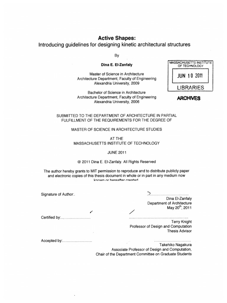 Active Shapes | PDF | Shape | Massachusetts Institute Of Technology
