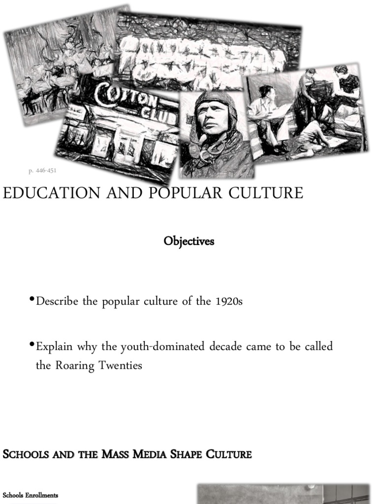 1920s Education and Cultural Impact | PDF | The United States