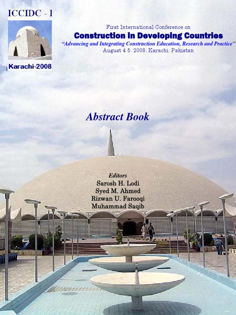 Construction in Developing Countries-Abstract Book | PDF | Scheduling ...