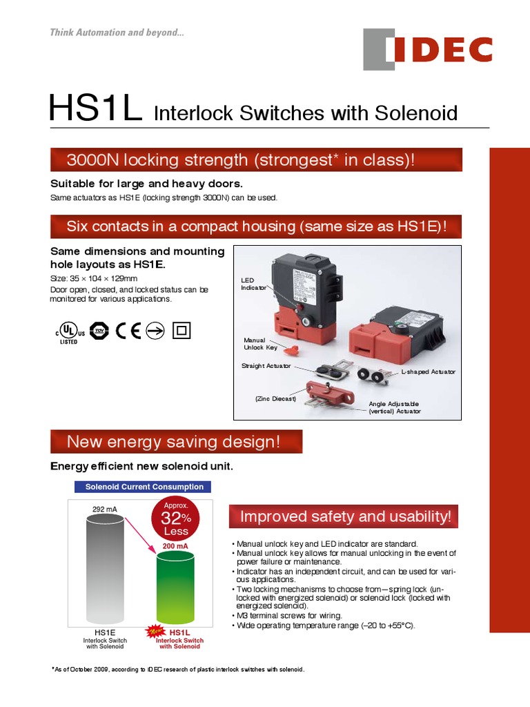 HS1L Datasheet | PDF | Switch | Relay
