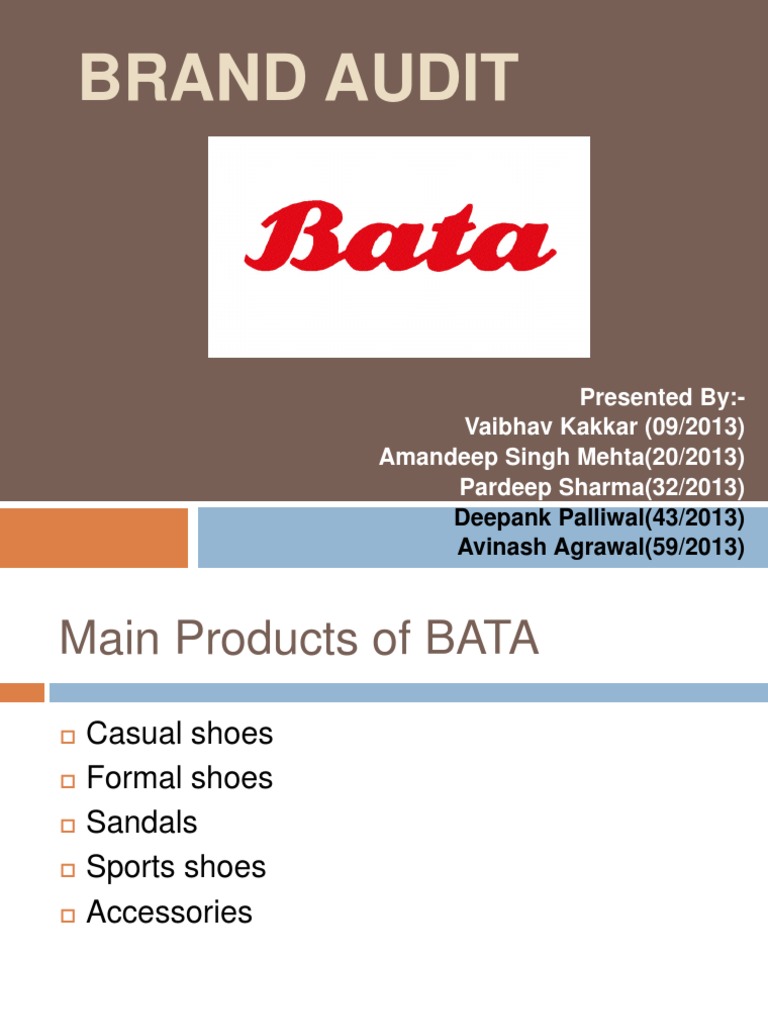 Brand Audit of BATA Shoes | PDF | Brand | Shoe