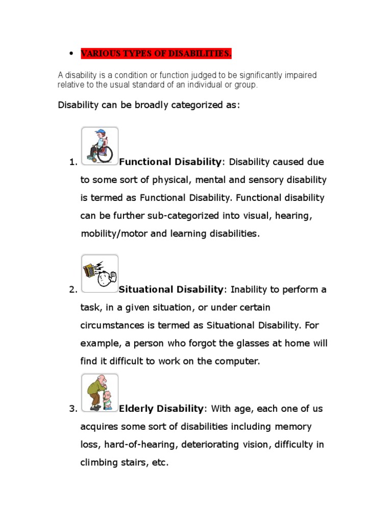 Unit - 3 - Various Types of Disabilities | PDF | Hearing Loss ...