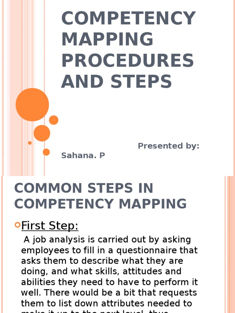 Competency Mapping Procedures and Steps | PDF | Competence (Human ...