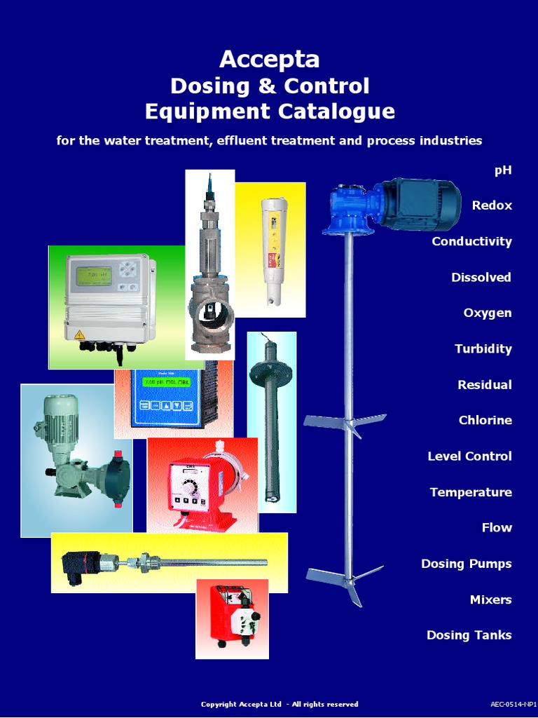 Accepta Chemical Dosing and Control Equipment Catalogue | PDF | Relay ...
