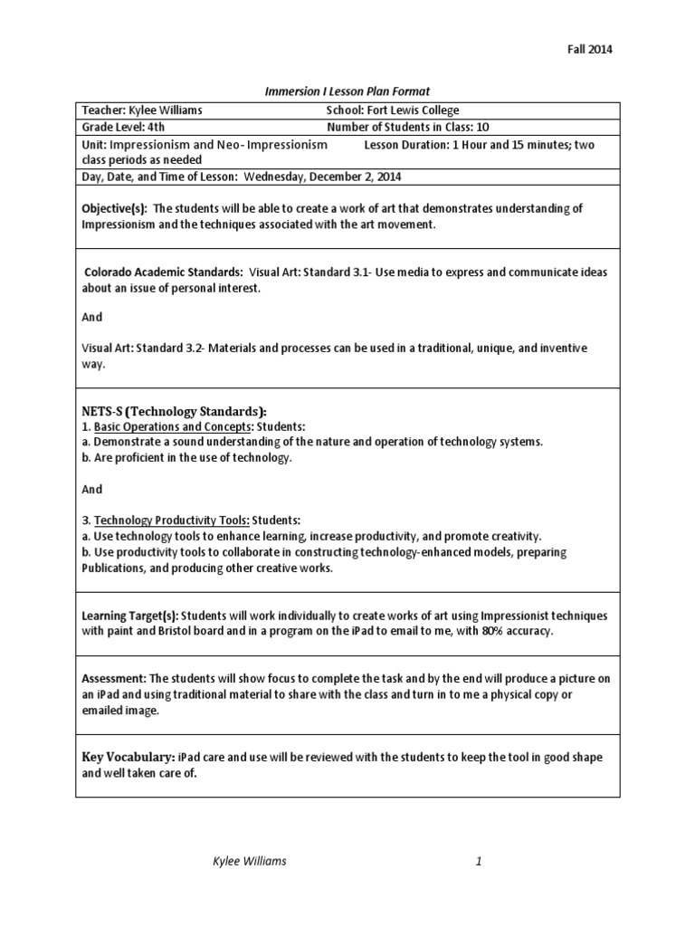 Lesson Plan | PDF | Lesson Plan | Educational Assessment