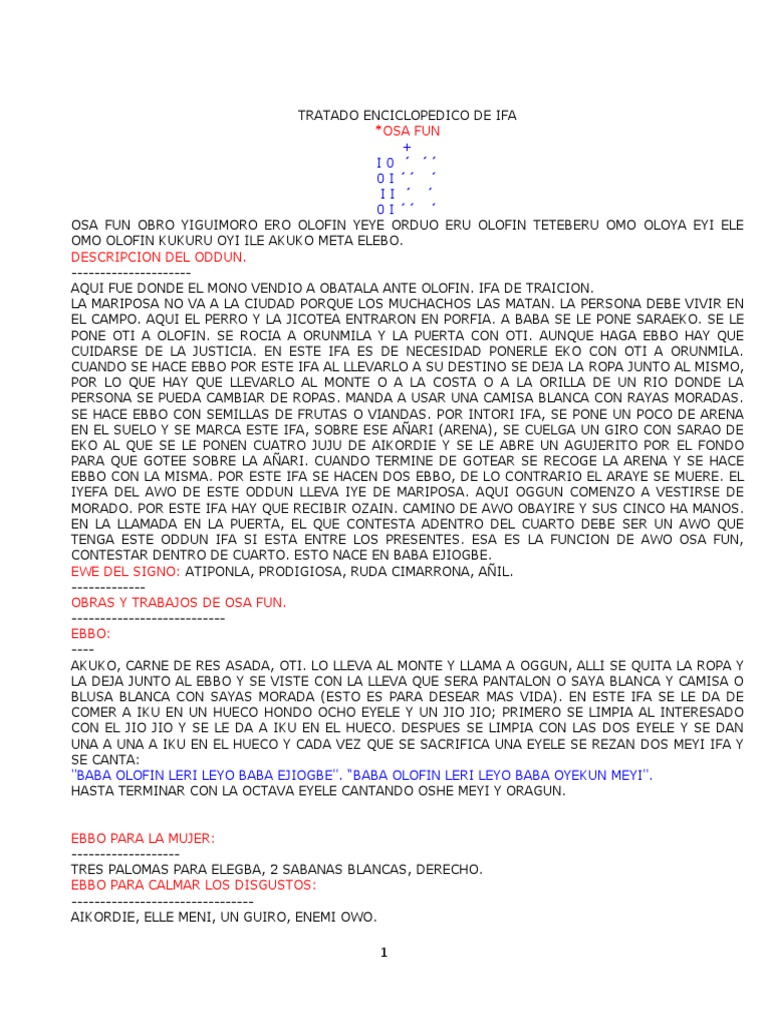 1160 Osa Ofun | PDF