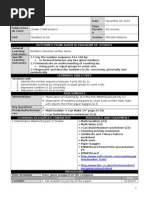 Detailed Lesson Plan in Math 3 | PDF | Santa Claus | Christmas