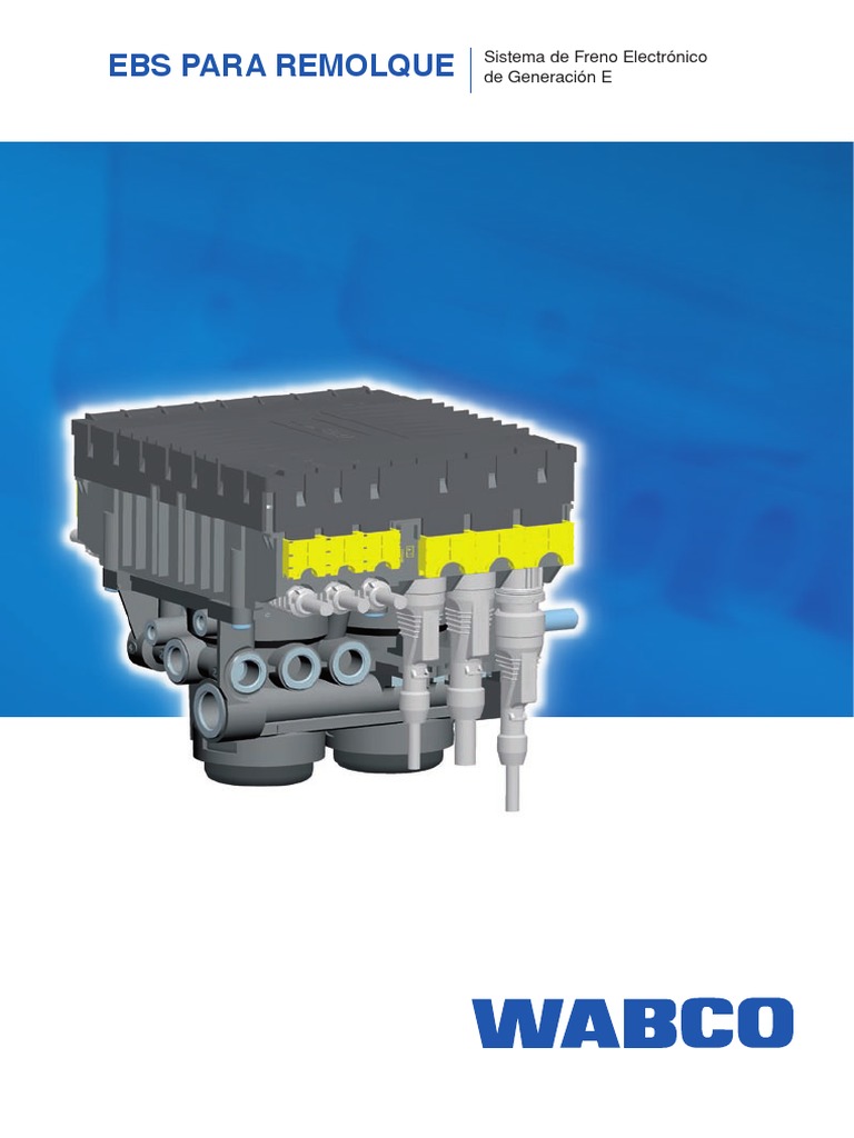 Wabco Sistema Freno Electronico Trailer EBS | PDF | Eje | Neumático