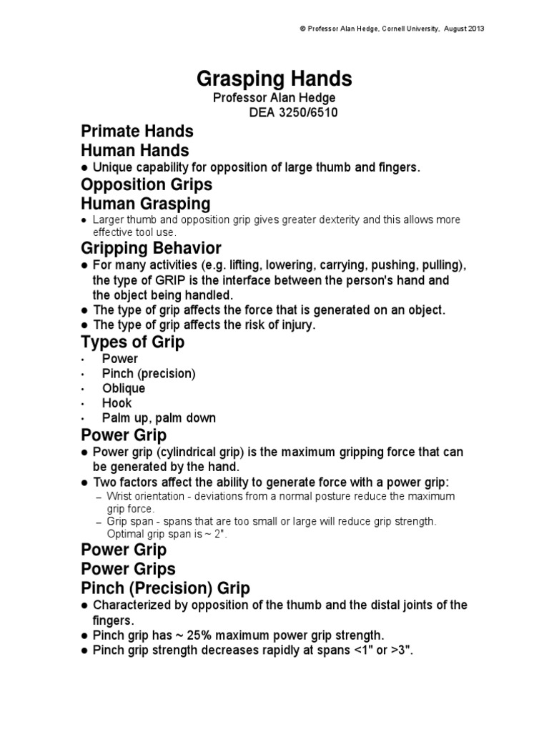 Grips | PDF | Hand | Thumb