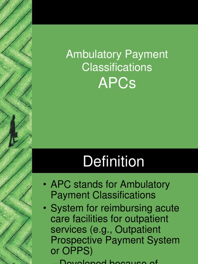 Ambulatory Payment Classifications (APCs) | PDF | Patient | Emergency Department