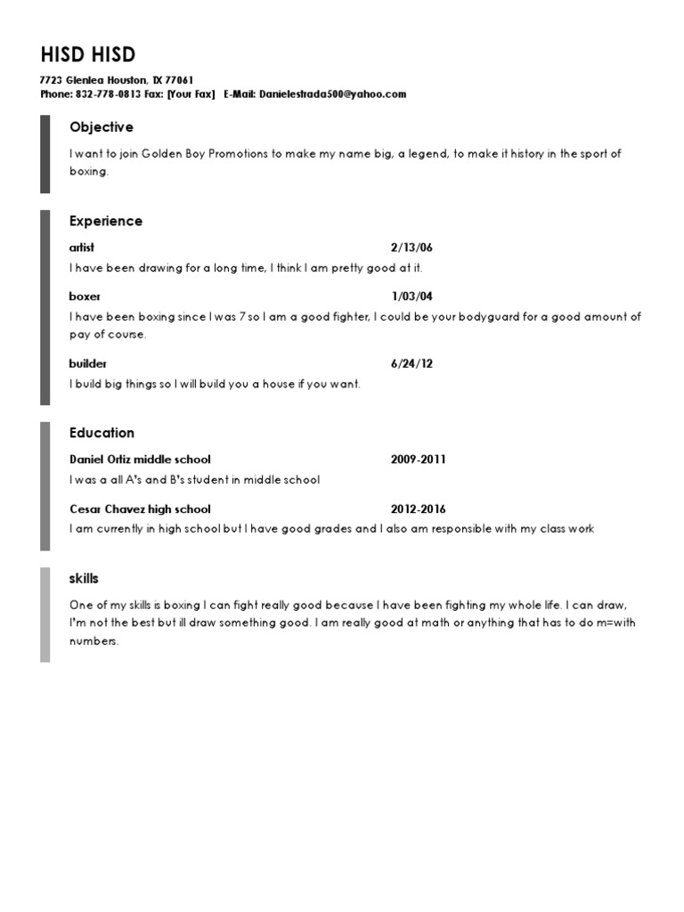 Daniels Resume | PDF