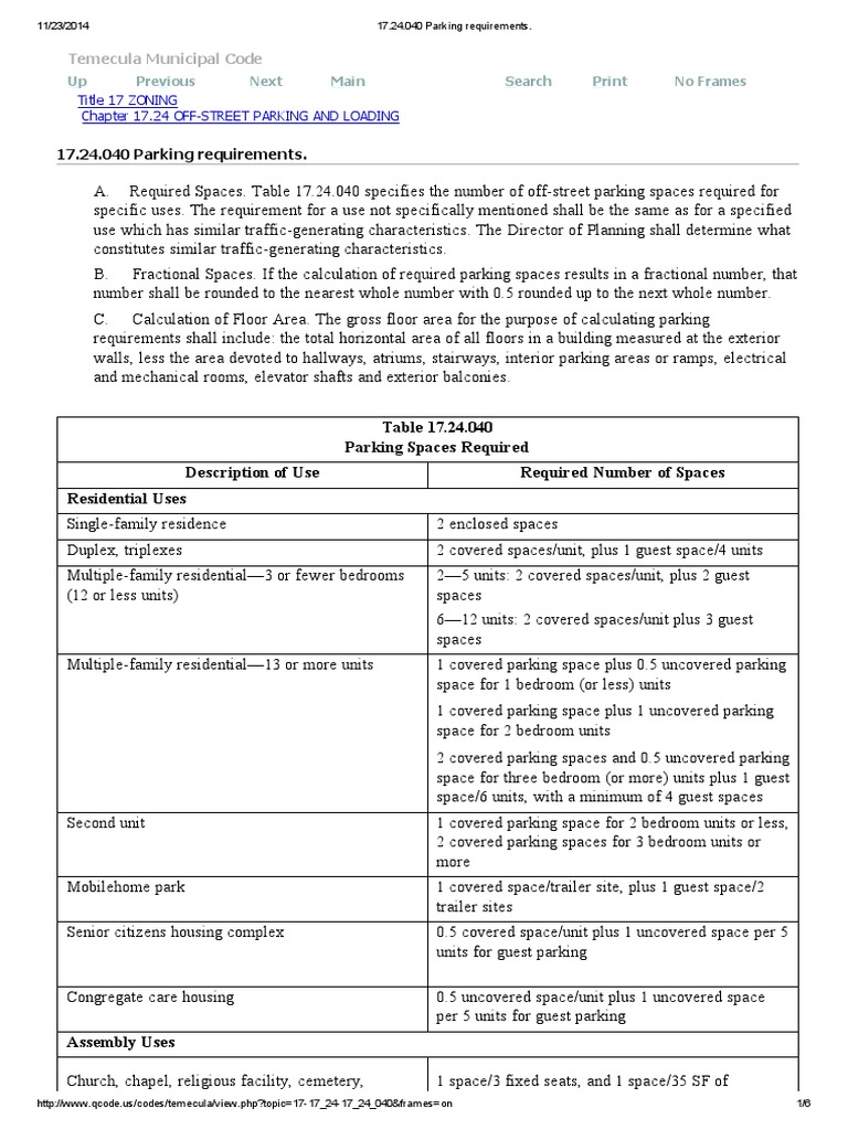 Parking Requirements Pdf Schools Transport
