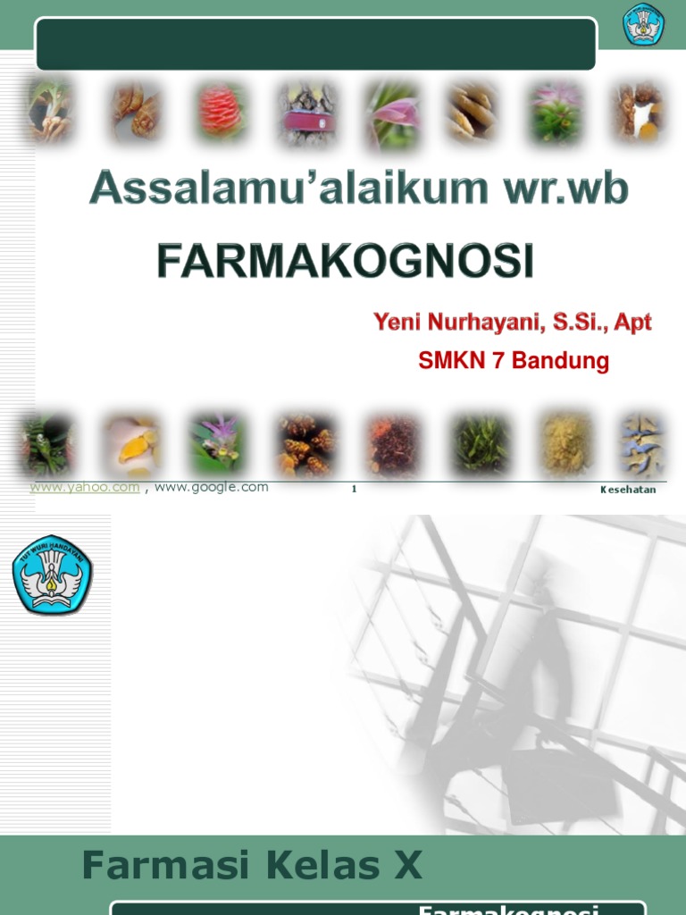 Memahami Farmakognosi | PDF | Pengembangan Diri | Sains & Matematika