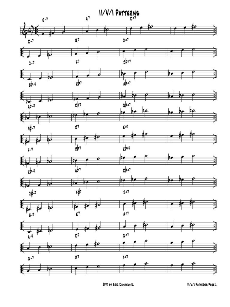 John Coltrane - II V I Patterns | PDF