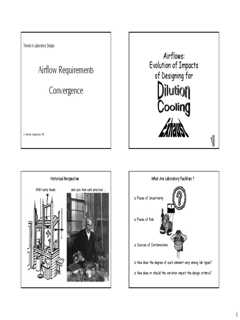 Trends in Lab Design - Airflow Requirements | PDF | Ventilation ...