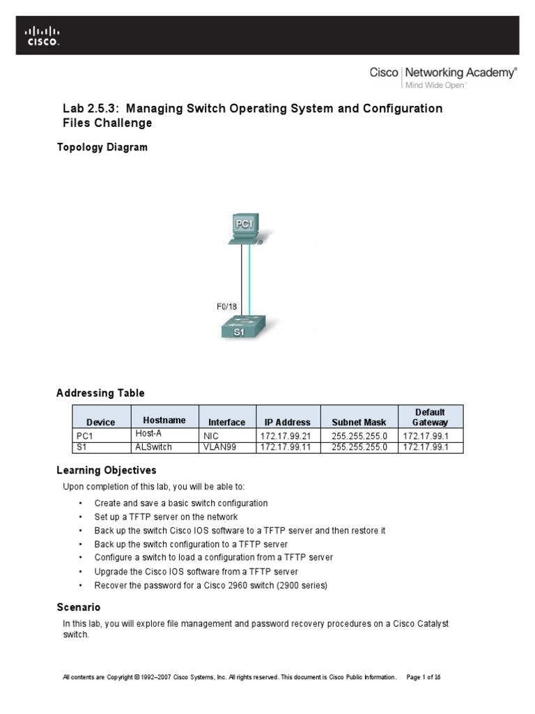 ESwitching Lab 2 5 3-Answer PDF | PDF | Cisco Certifications | Booting