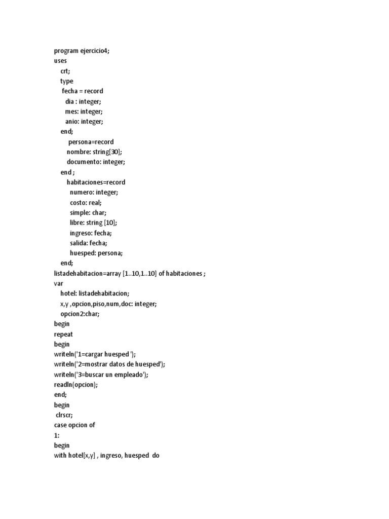 Metodologia Ejercicio Numero 4 Del Tp2 | PDF | Métodos y materiales de enseñanza