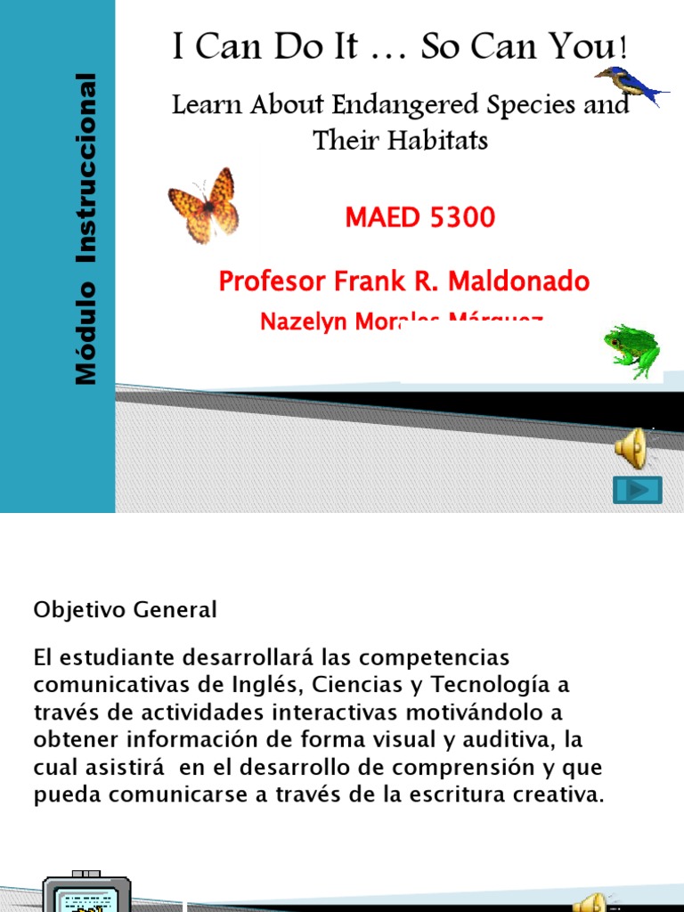 Modulo Instruccional Frank Send To Malfrank Revisado #2 Show | PDF | Organismos | Naturaleza